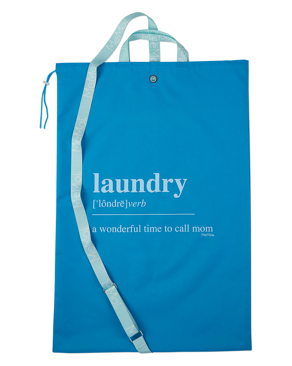 Kids Unisex "Time To Call Mom" Camp Laundry Bag with Shoulder Strap – MeMoi