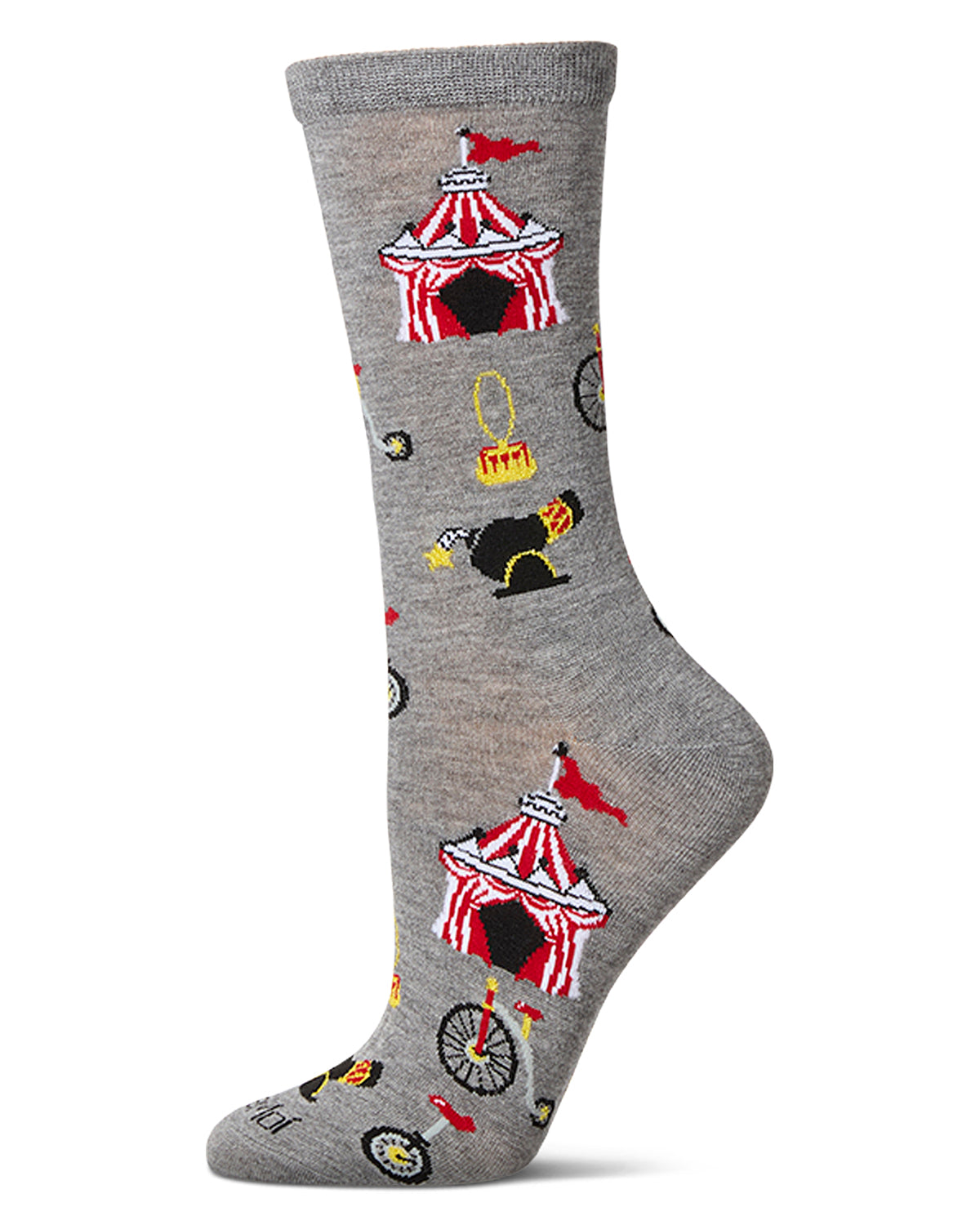 Women's "Circus Tent" Rayon Blend Novelty Crew Sock – MeMoi