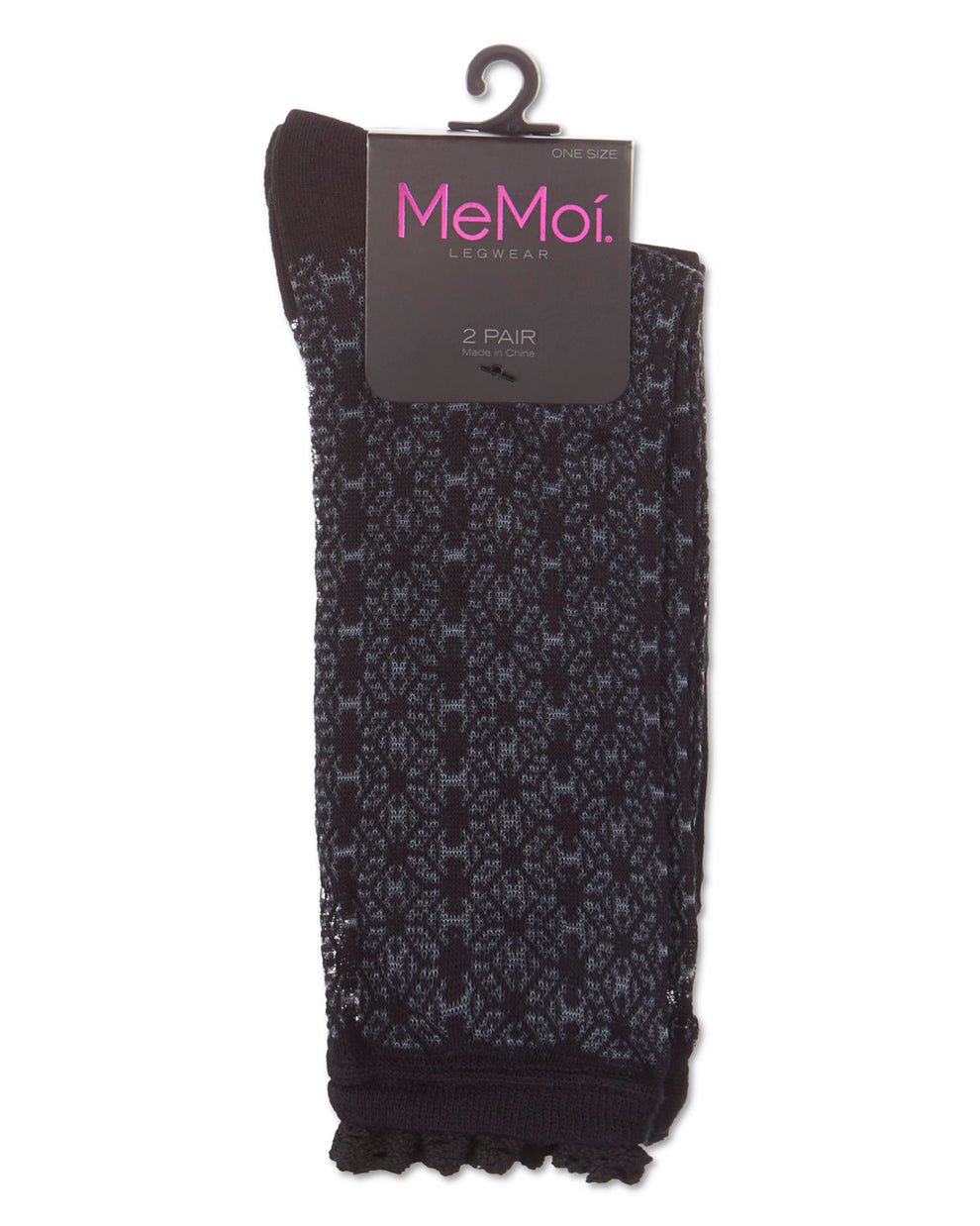 Interlock Wave Cotton Blend Ankle Socks 2-Pack – MeMoi
