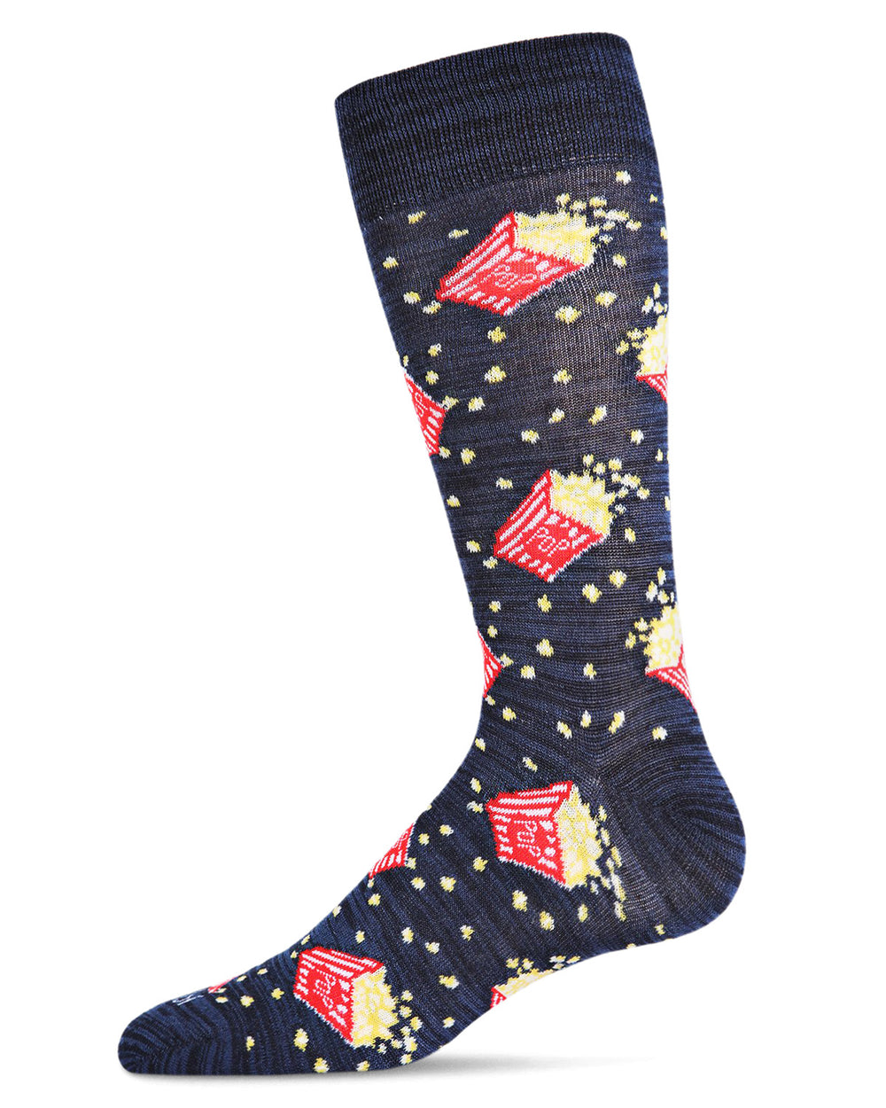 Men's Pass The Popcorn Bamboo Blend Novelty Crew Sock