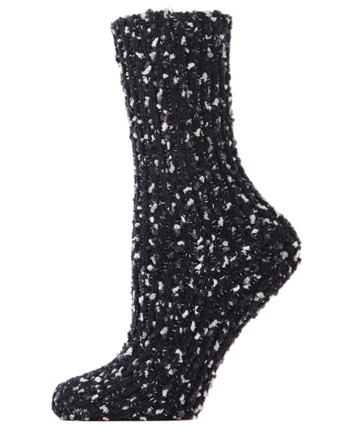 Women's Confetti Plush Cozy Tufted Crew Sock