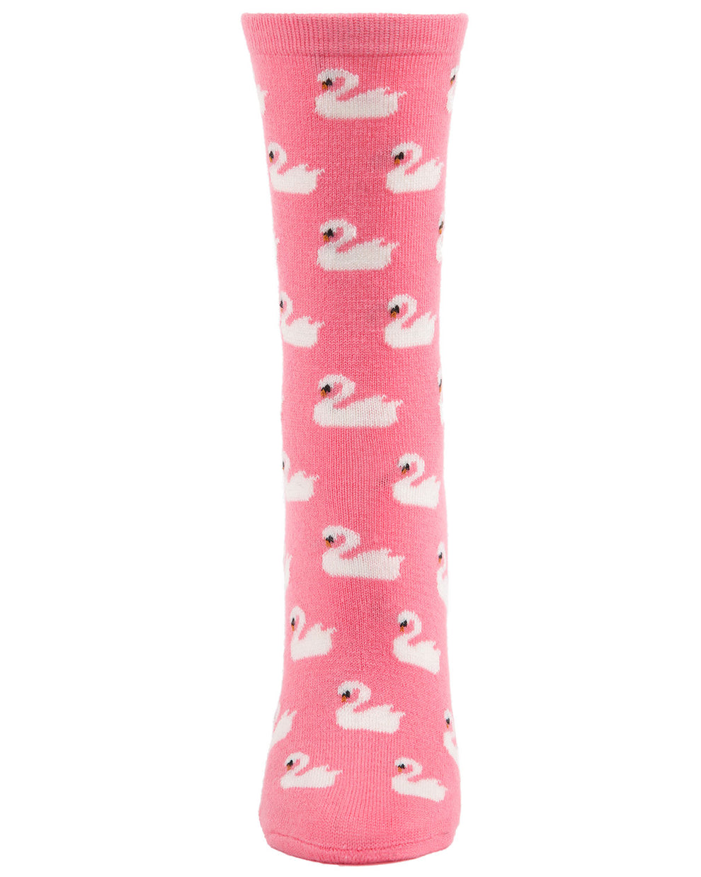 Women's Soft White Swan Cashmere Blend Crew Socks – MeMoi