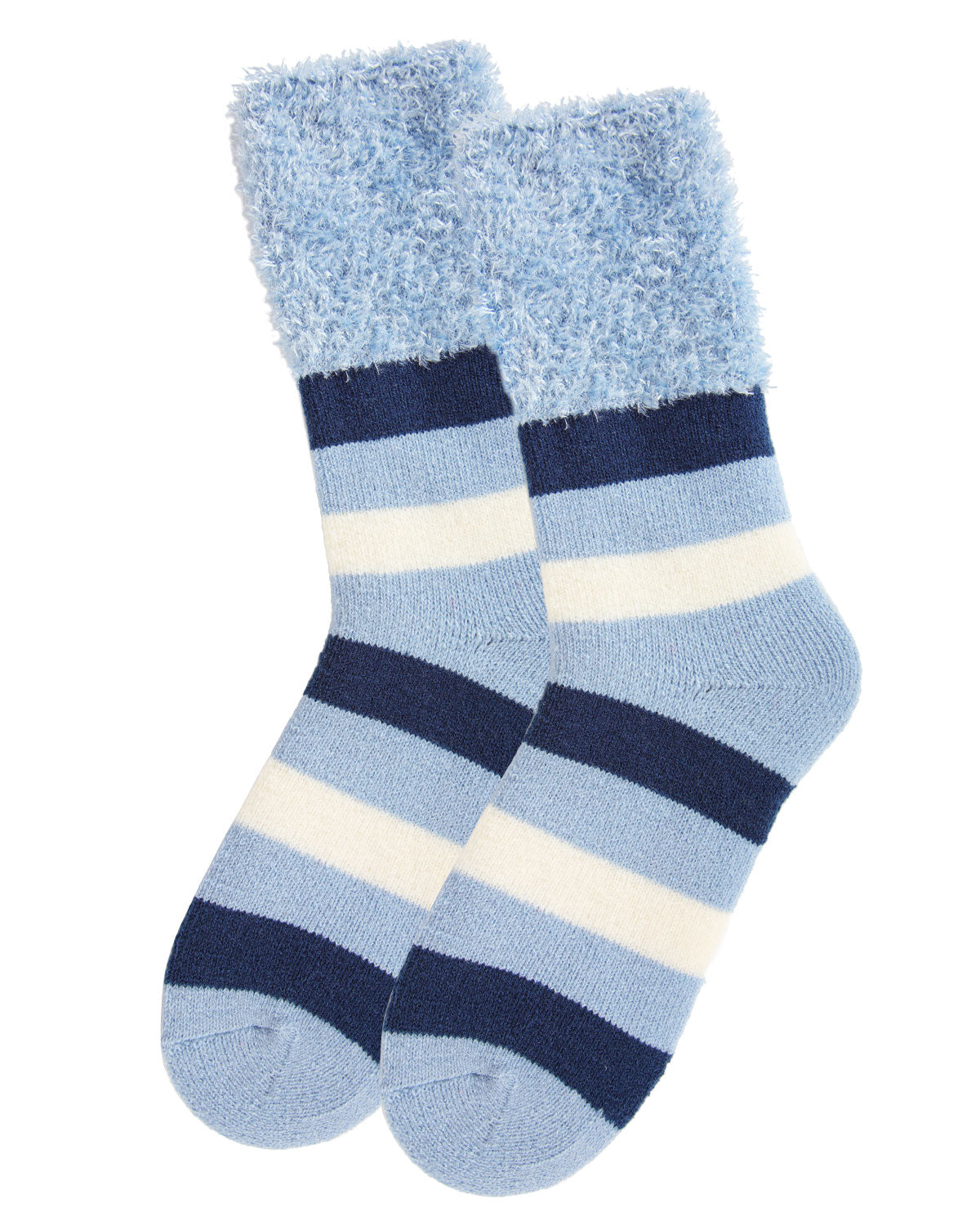 Women's Multi Stripe Plush Cabin Socks