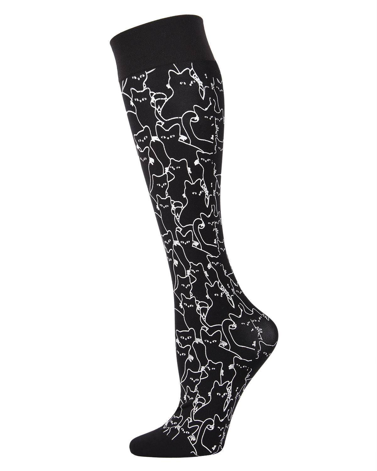 Women's Kitten Intuition Printed Knee High Socks – MeMoi