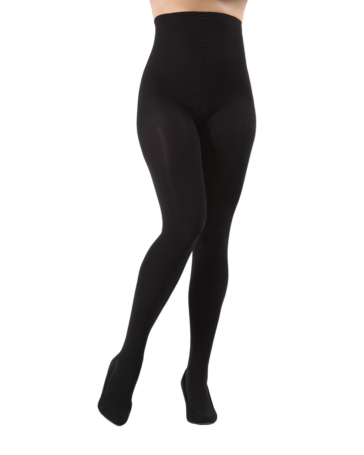Completely Opaque Control Top Tights