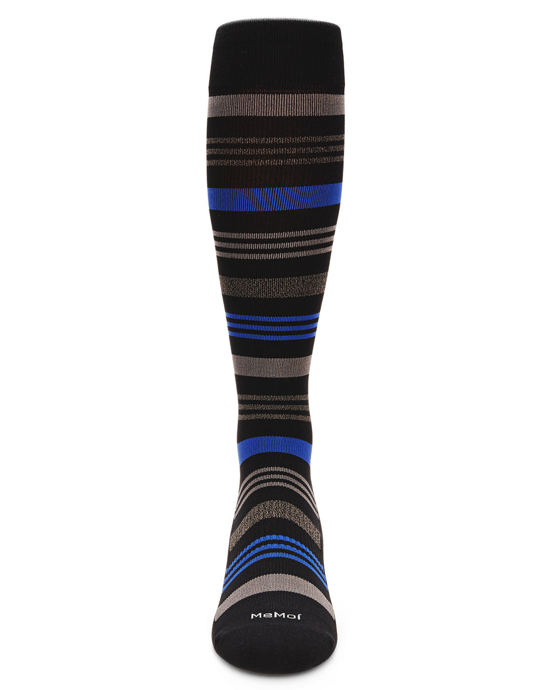 Women's Striped Nylon 15-20mmHg Graduated Compression Socks – MeMoi